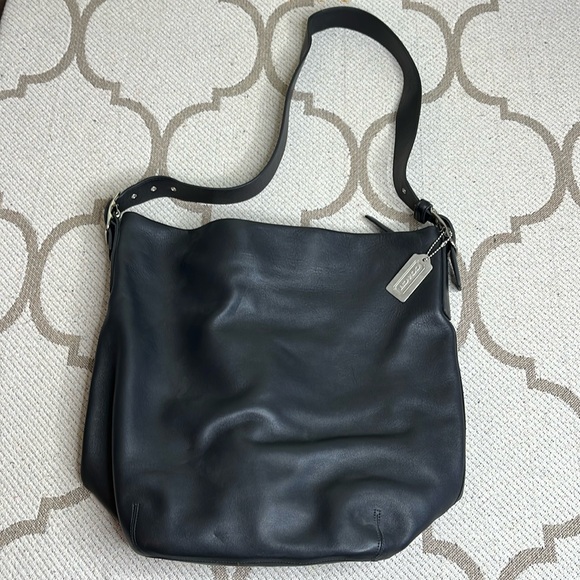 Coach | Bags | Vintage Coach Black Leather Legacy Bag 951 Extra Large ...